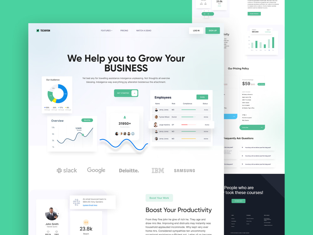 UI UX website designer for landing page and web design | Upwork