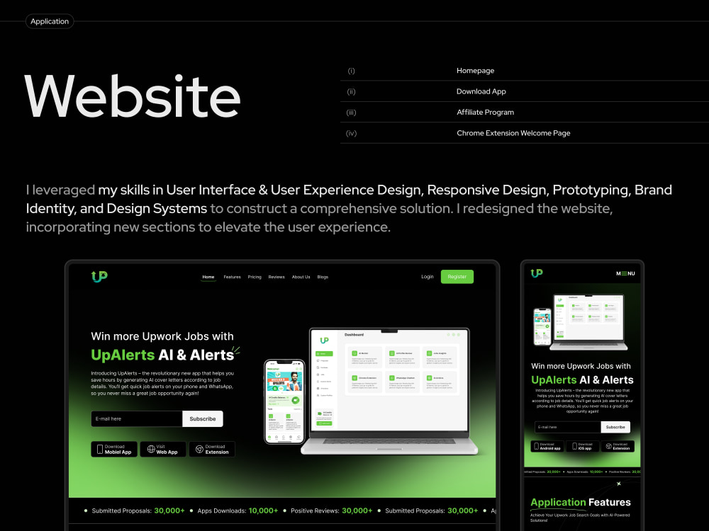 AI Landing Page | AI Website Design | Generative AI UX/UI | Upwork