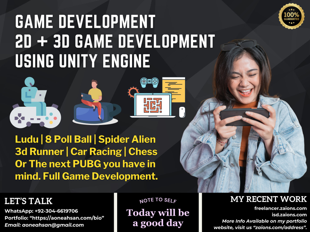 Engaging 2D and 3D Games: Unity | CSharp Development 🎮 | Upwork