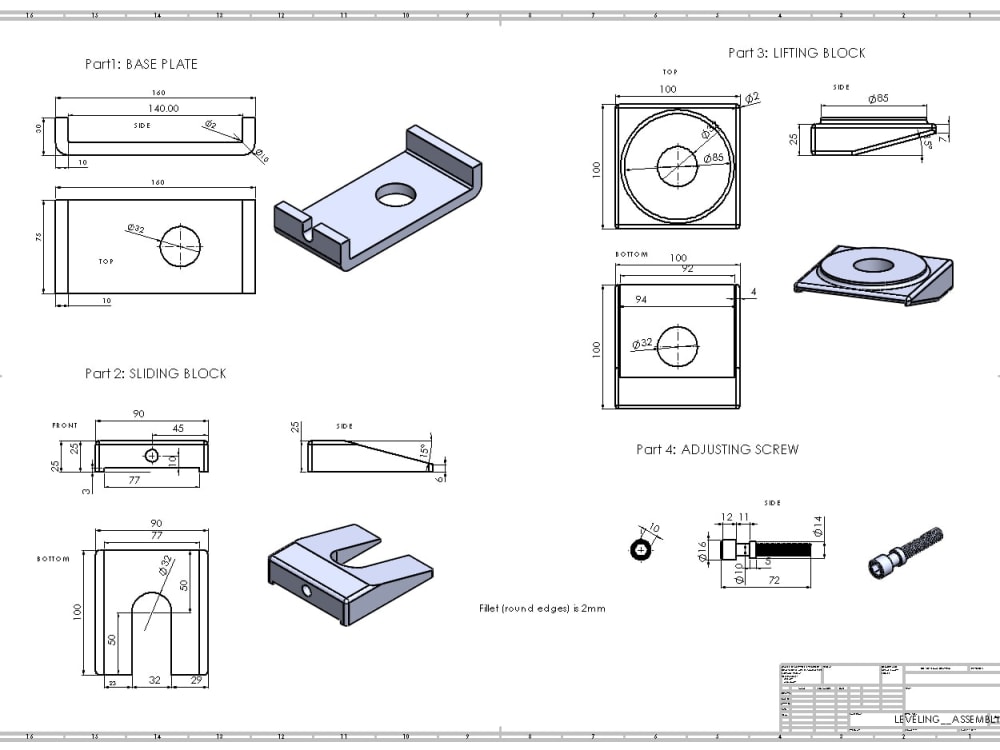 Technical Drawing and 3D Model | Upwork