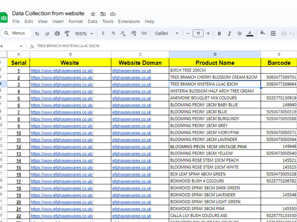 Data entry, web research, Typing, excel data entry and copy-paste work ...