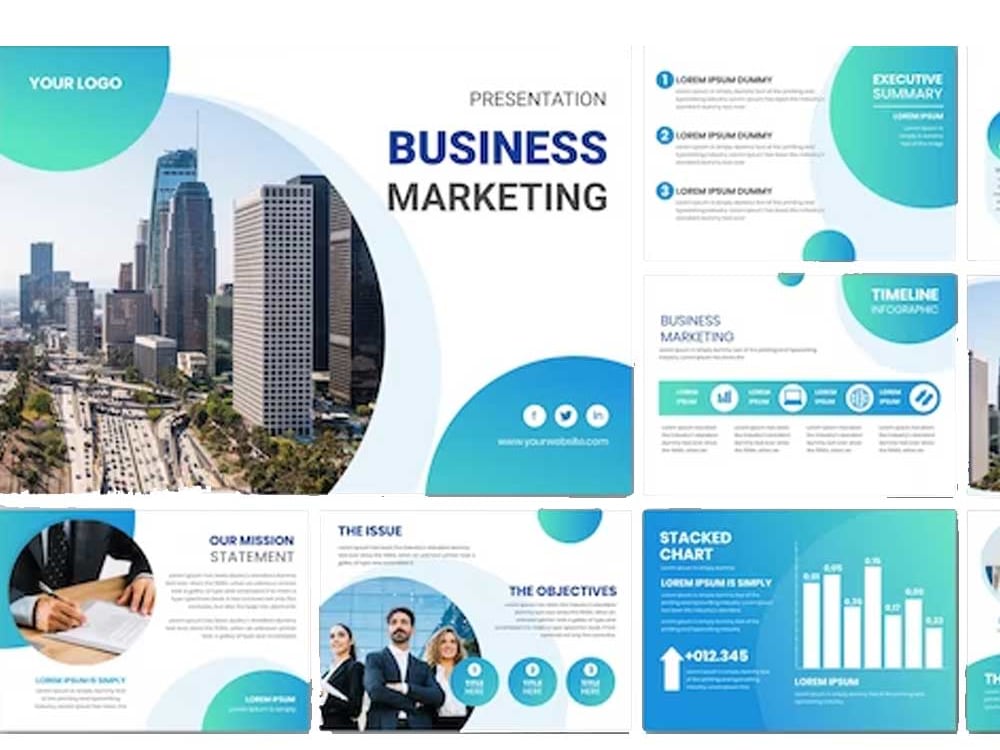 A Custom PowerPoint Template & Branded Theme with 50+ Layouts | Upwork