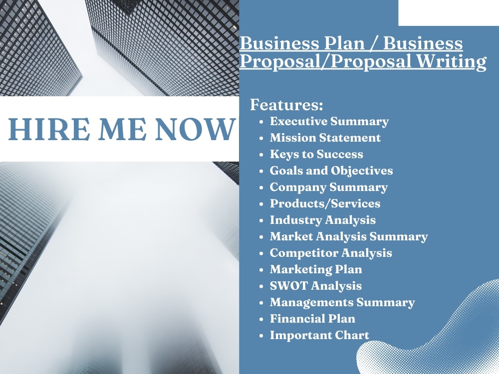 A well-detailed one-two-pager Company description and Executive Summary ...