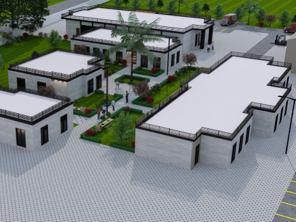 Commercial building plans with realistic 3d models. | Upwork