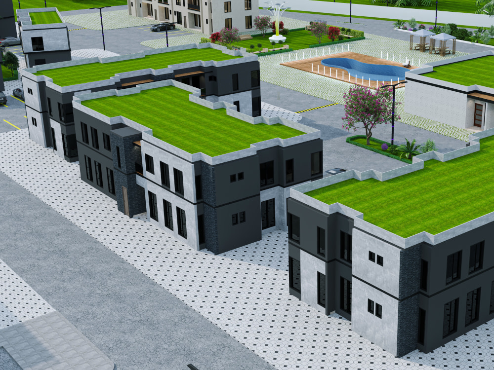 Commercial building plans with realistic 3d models. | Upwork