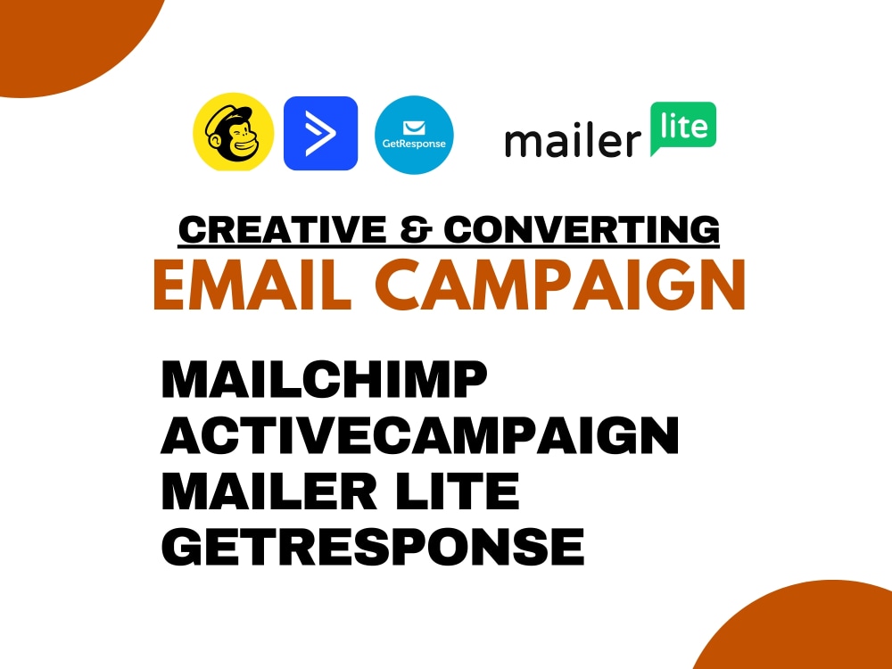 A creative and converting email campaign design | Upwork