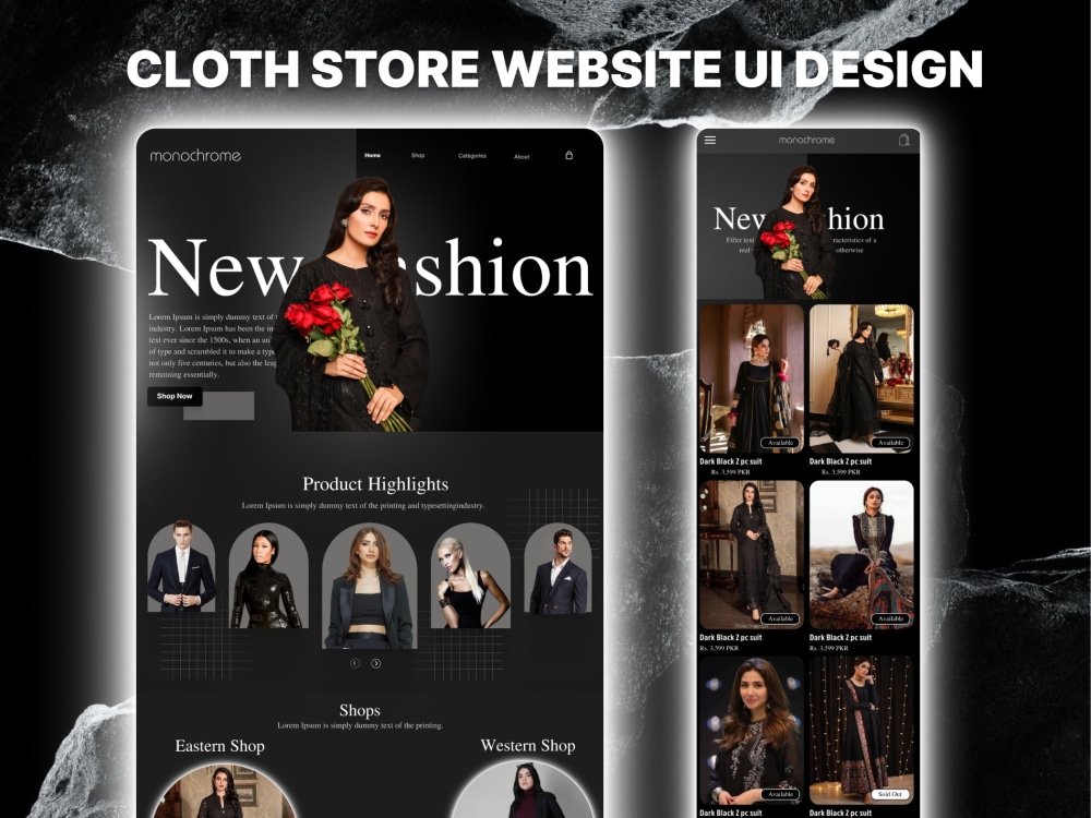 A fantastic User Interface design of mobile and website applications ...