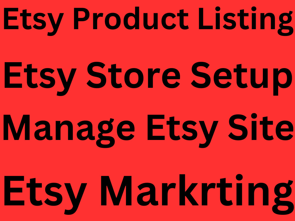 Etsy Listing, Etsy SEO, Etsy Shop, Etsy Expert, Etsy Marketing | Upwork