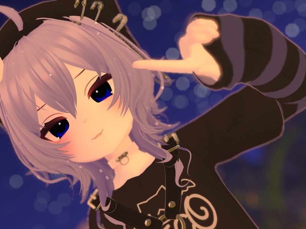 A model and rig custom vrchat avatar, 3d character, anime, vtuber or ...
