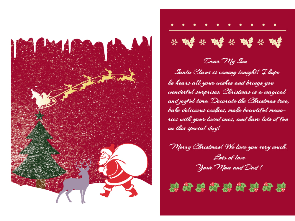 A very beautiful Christmas card design | Upwork