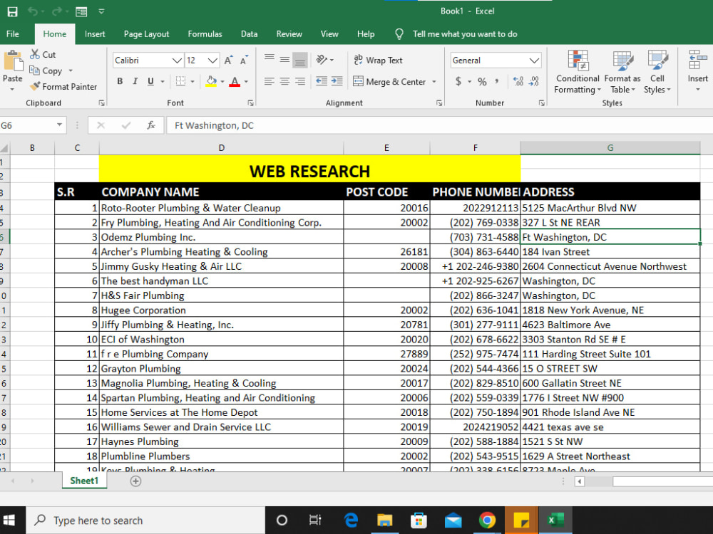 Data Entry Data Collection Web Scraping | Upwork
