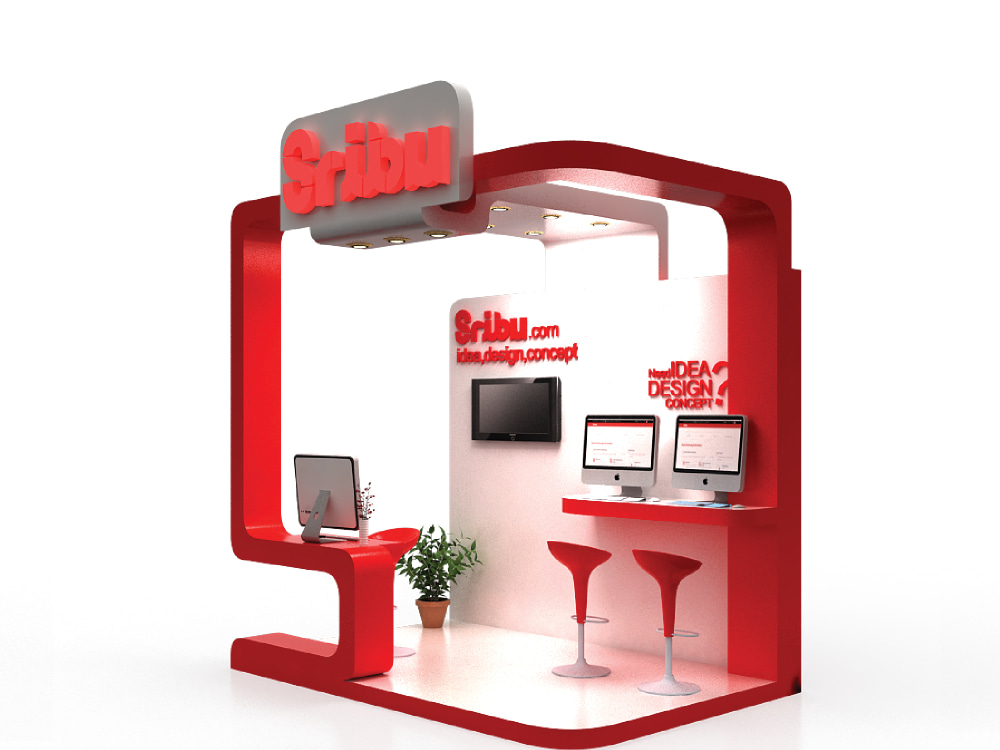 3D Design Booth Exhibition, stand/stall, kiosk/store, event stage | Upwork