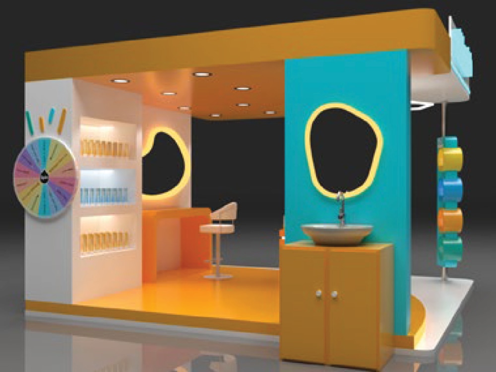 3D Design Booth Exhibition, stand/stall, kiosk/store, event stage | Upwork