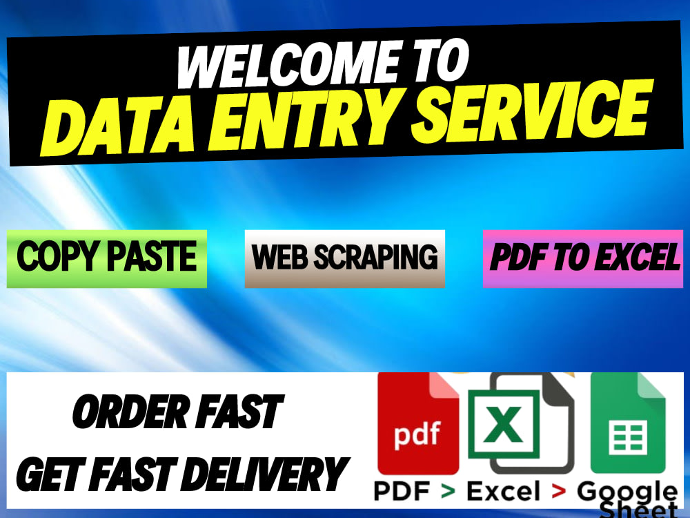 Data entry fast and smoothly accurate | Upwork