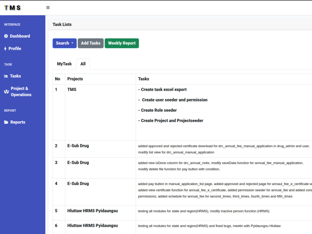 TMS | Task Management System | Upwork