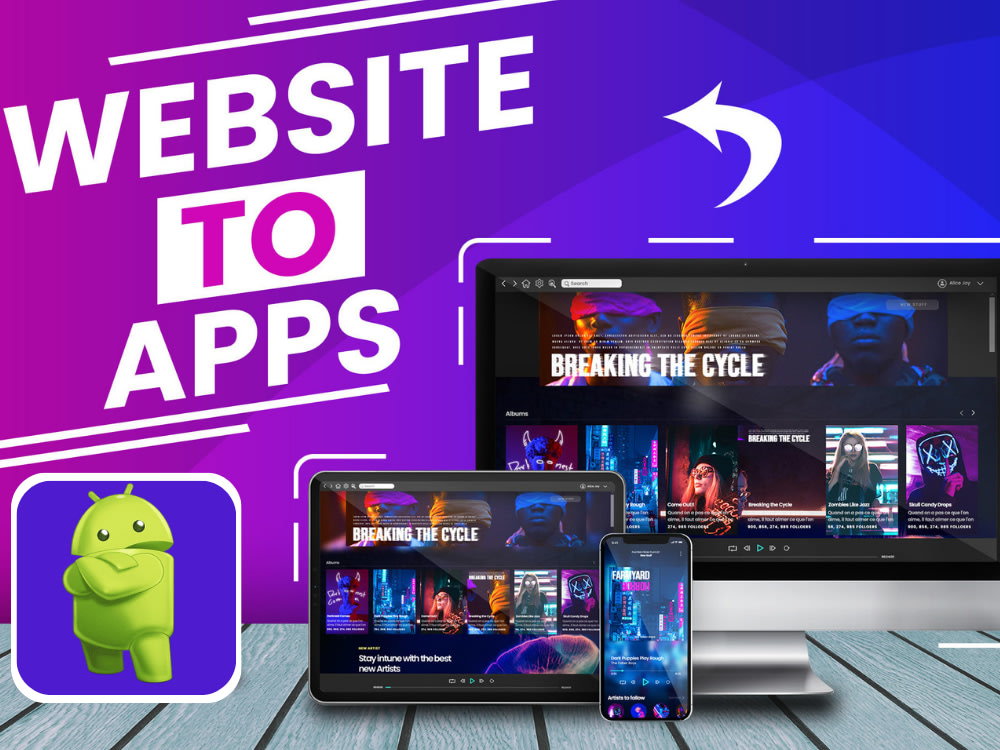 Convert web an Advanced android app with Webview | Upwork