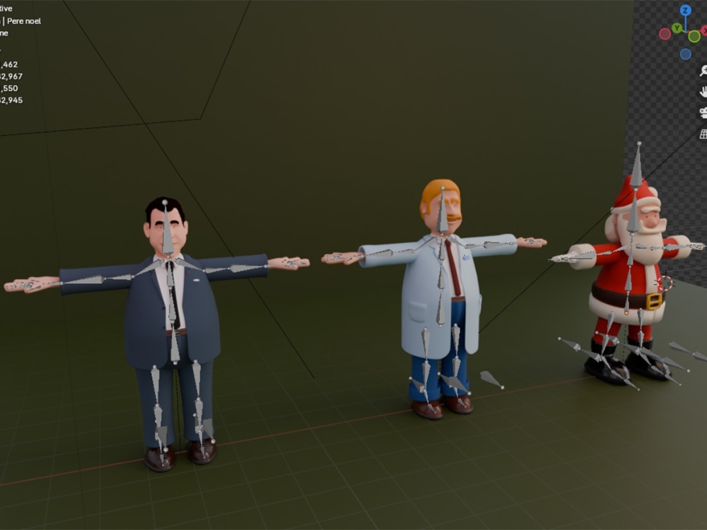 Cartoon character. Modeling, texturing, rigging | Upwork