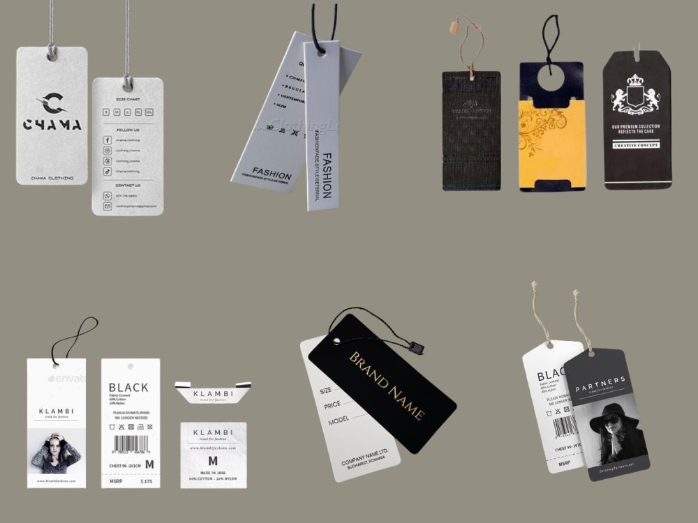 Clothing tag/label and hang tag design | Upwork