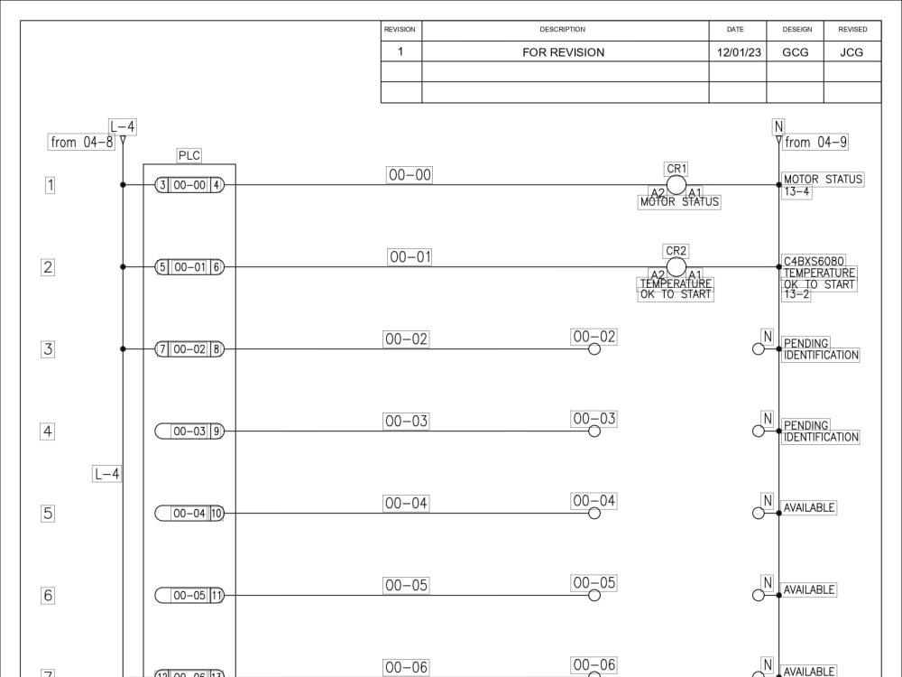 PLC control panel ANSI/ISO drawings and documentation. | Upwork