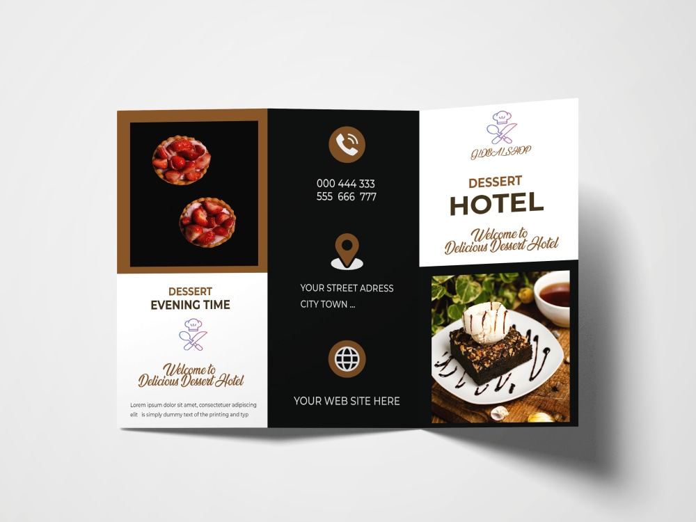 Outstanding bi- fold design and tri-fold brochure design | Upwork