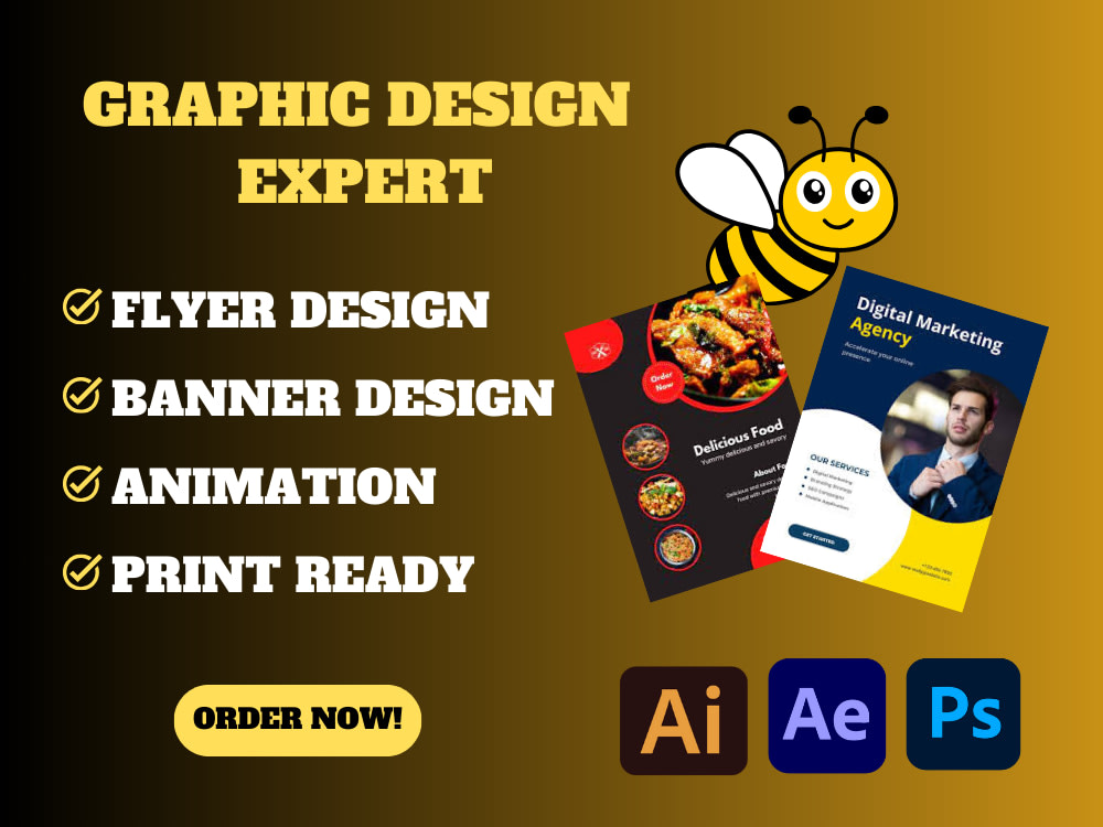 Professional graphic designer graphic design project logo flyer ...