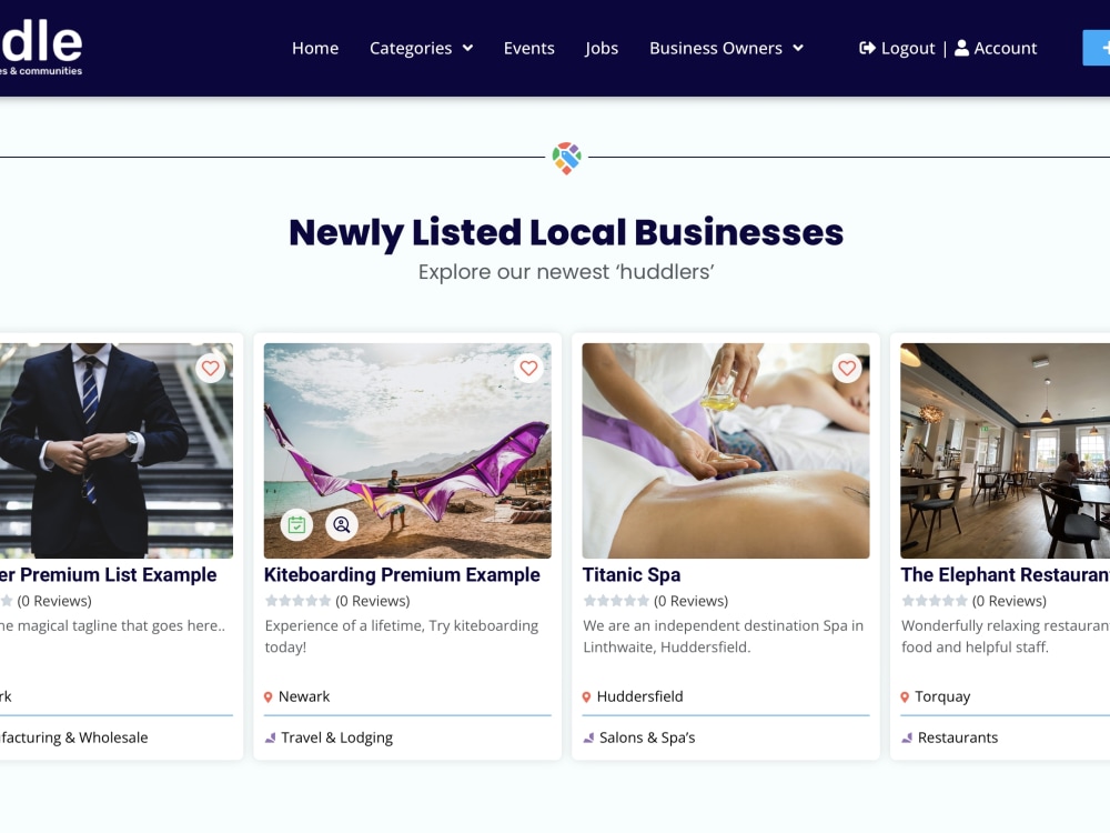 Custom Built Directory Website | Upwork