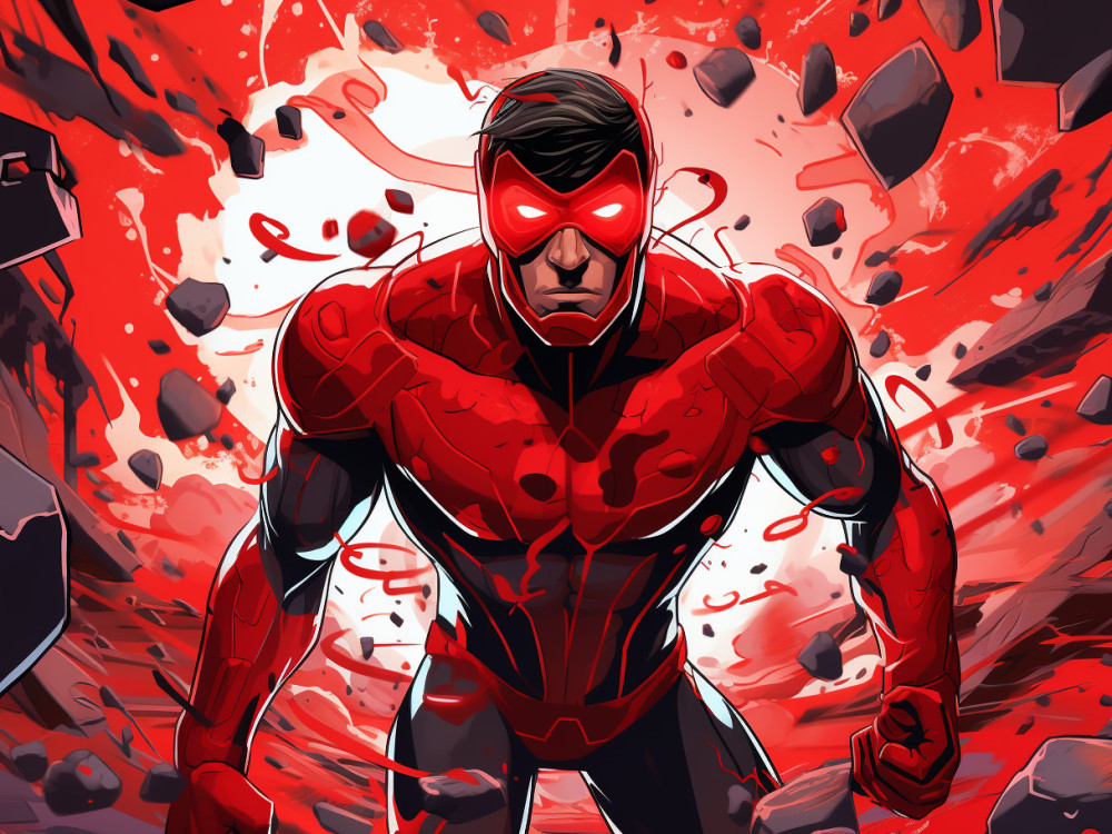 A superhero , comic book illustration | Upwork