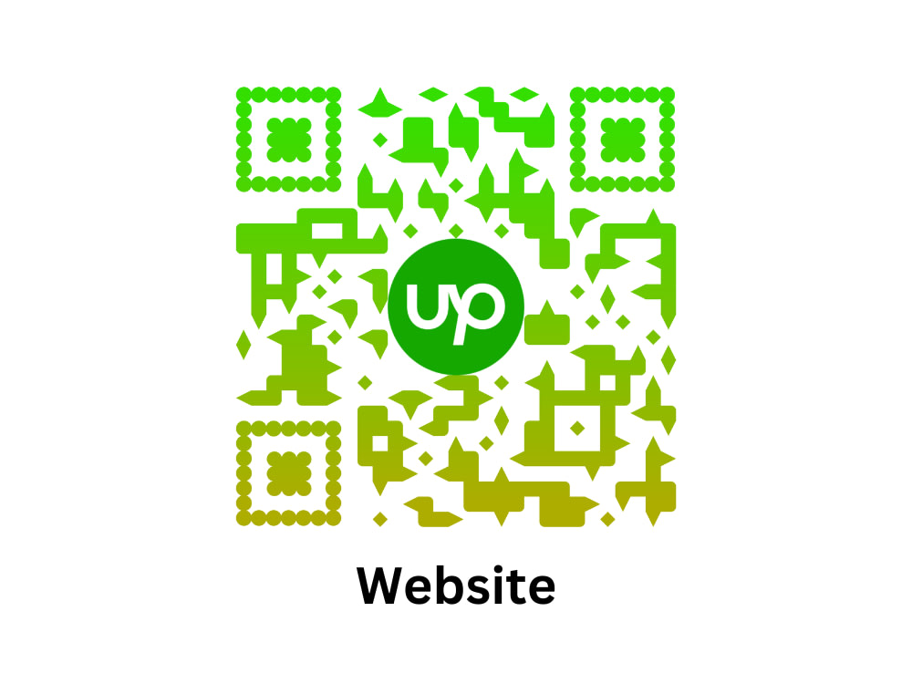 A unique colored QR Code design with your logo on it | Upwork