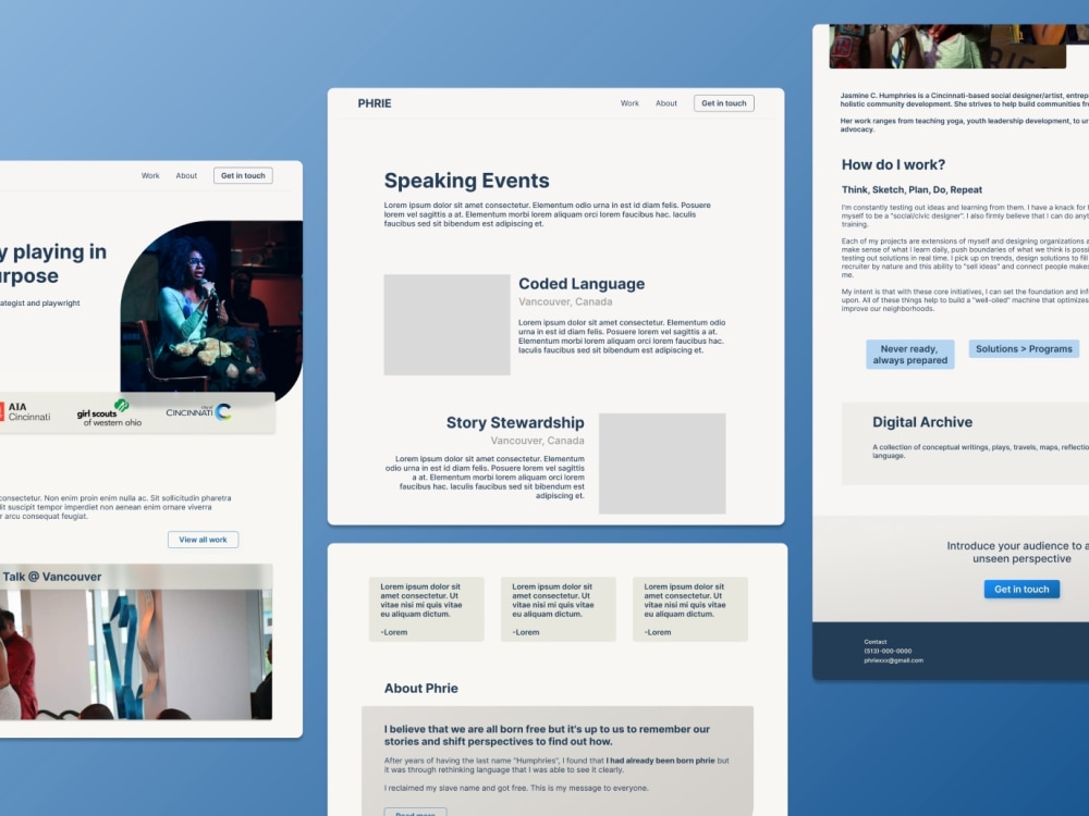A simplistic website design powered with great UX strategy | Upwork