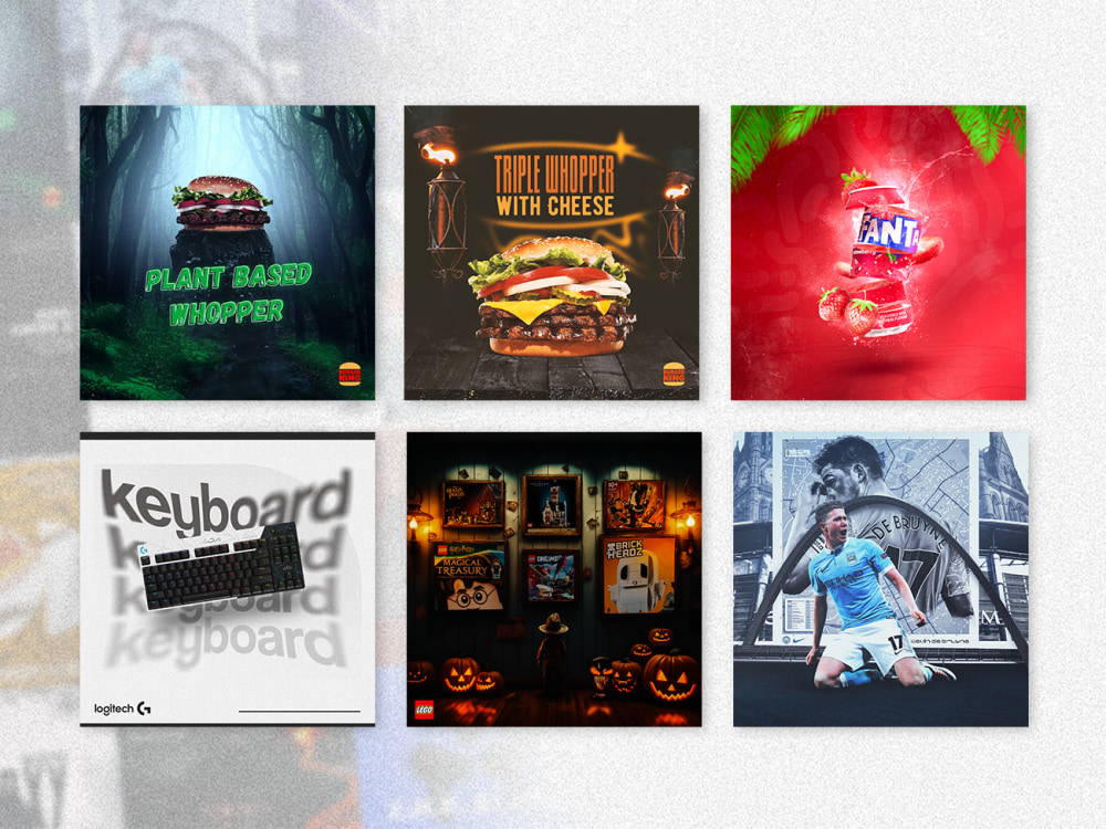 Creative social media designs for Instagram, Facebook, LinkedIn | Upwork