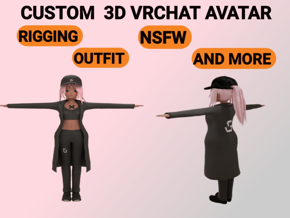 3d vrchat, vr chat avatar, vr chat, vrchat avatar, nsfw, vrc, vrc avatar | Upwork