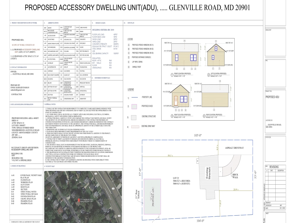 Adu permit sets and construction drawings for the USA | Upwork