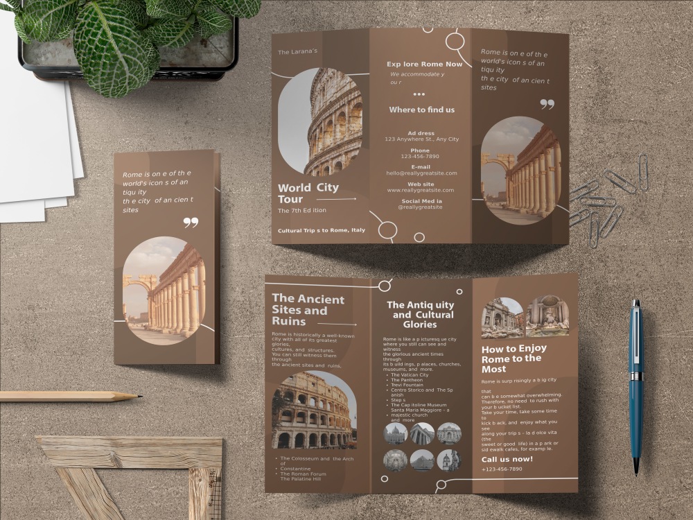 A professional & unique brochure design | Upwork