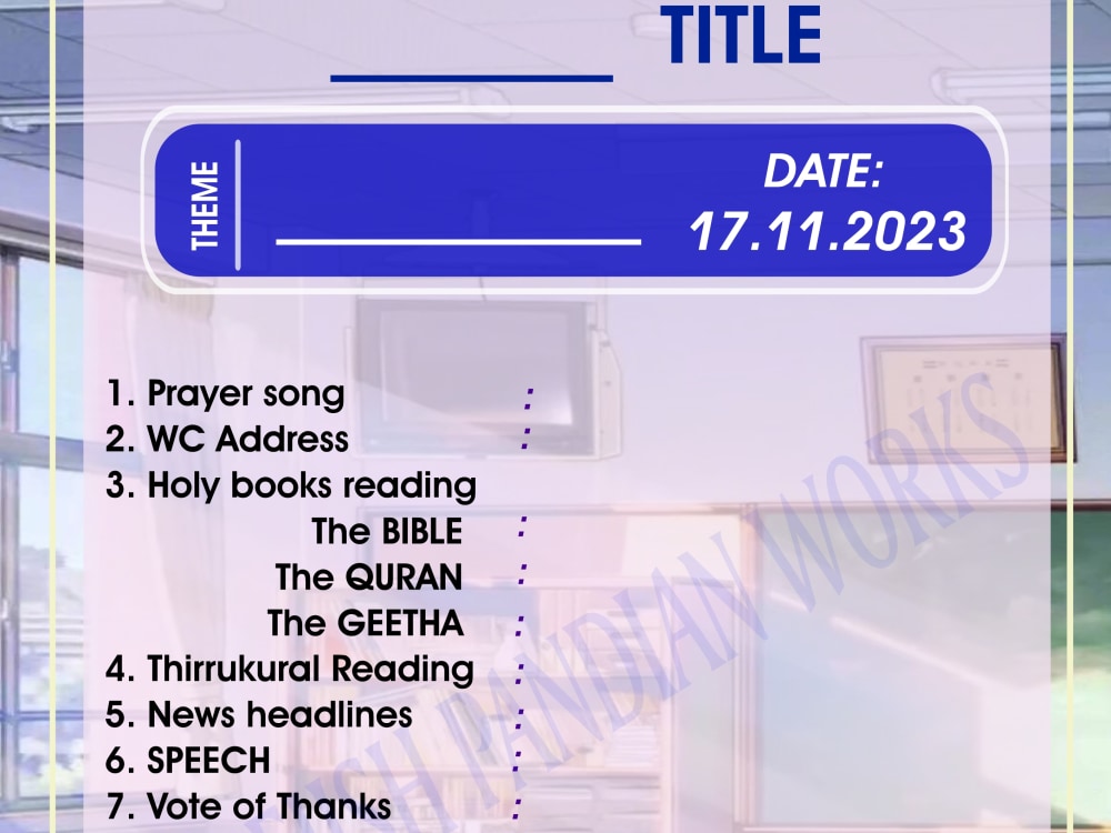 A fabulous invitation for you agenda | Upwork