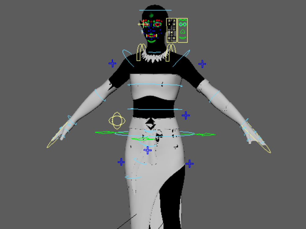 A professionally created 3D Character And Props Rig in Maya. | Upwork