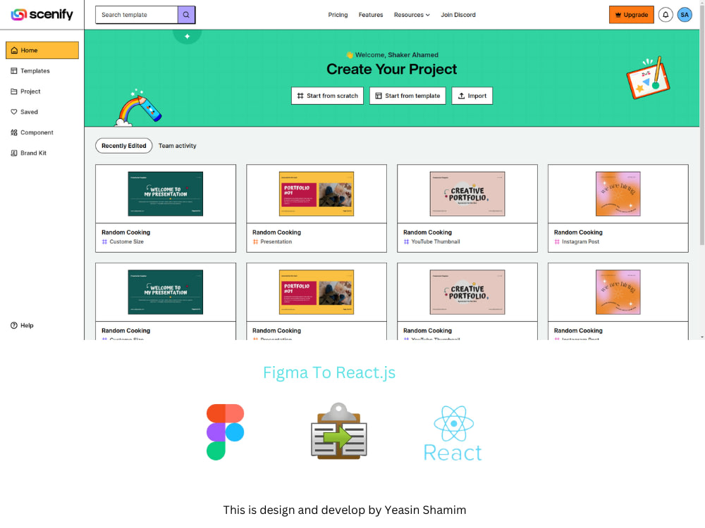 A React JS website || Next JS || Front-End Developer || React JS ...