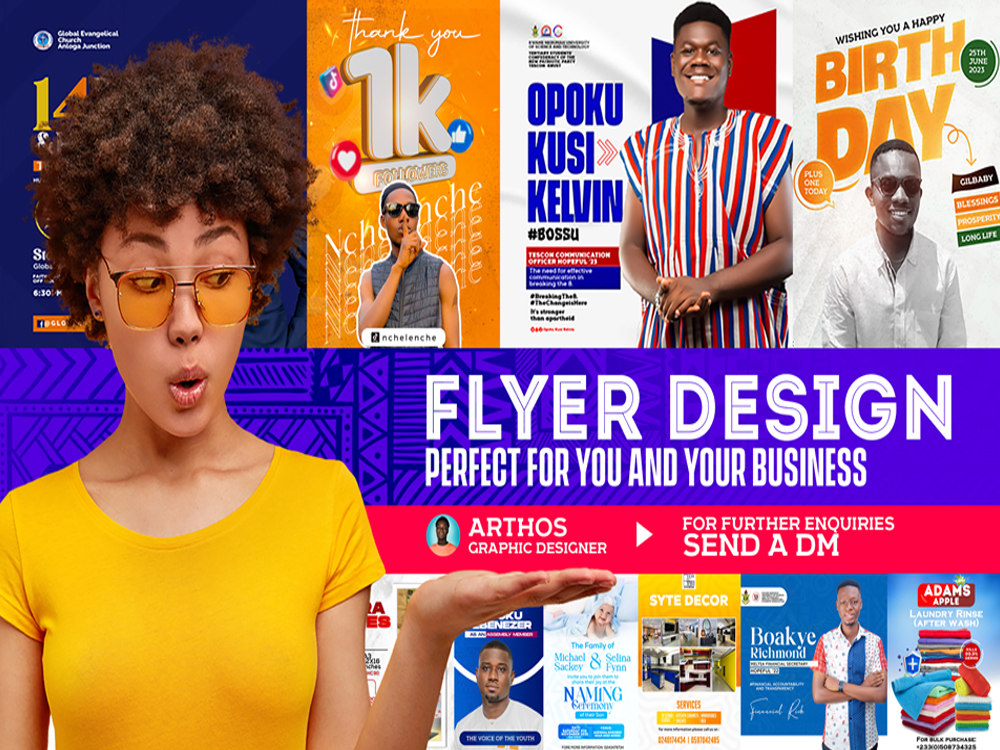 A unique and creative flyer for your business | Upwork