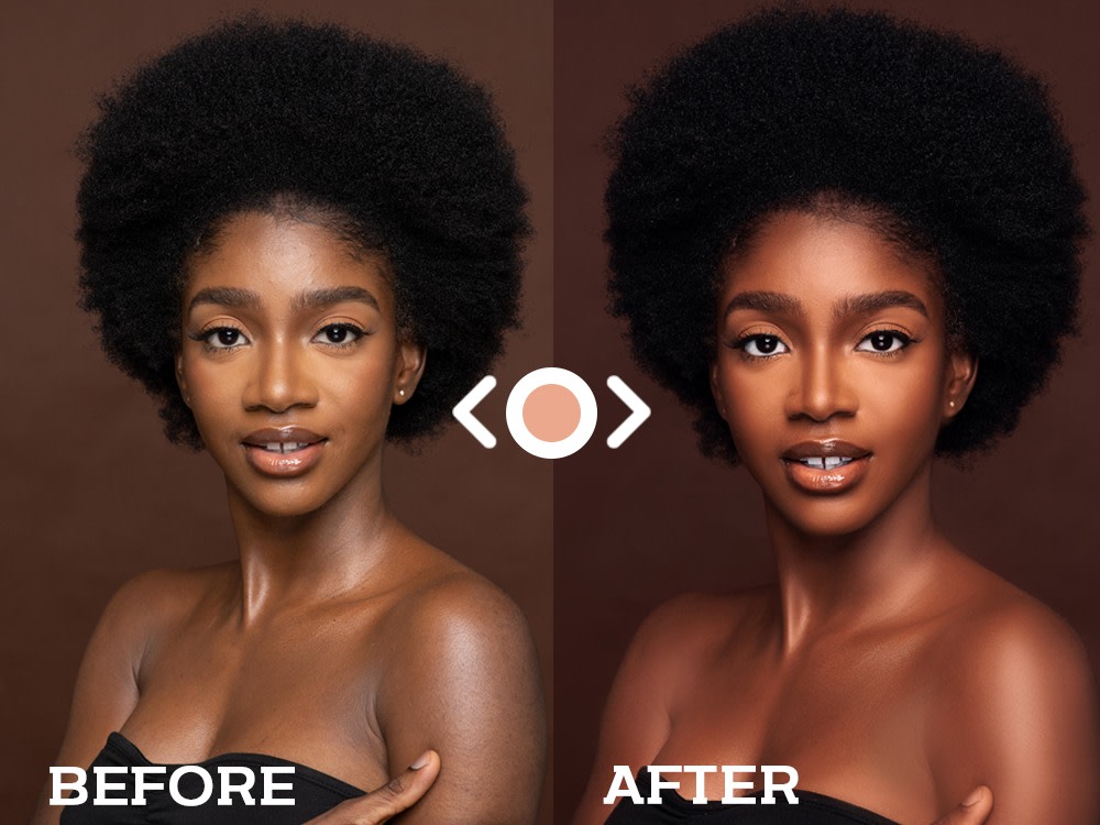 A high-end image skin retouching | Upwork