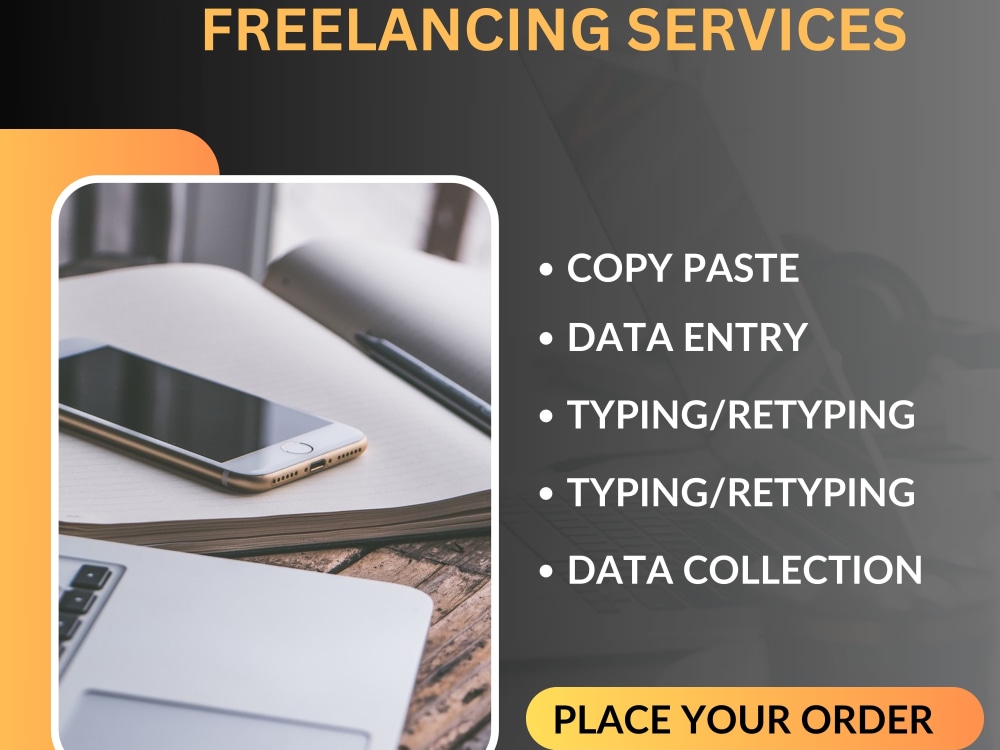 Data entry, data collection, typing retyping, and copying. | Upwork