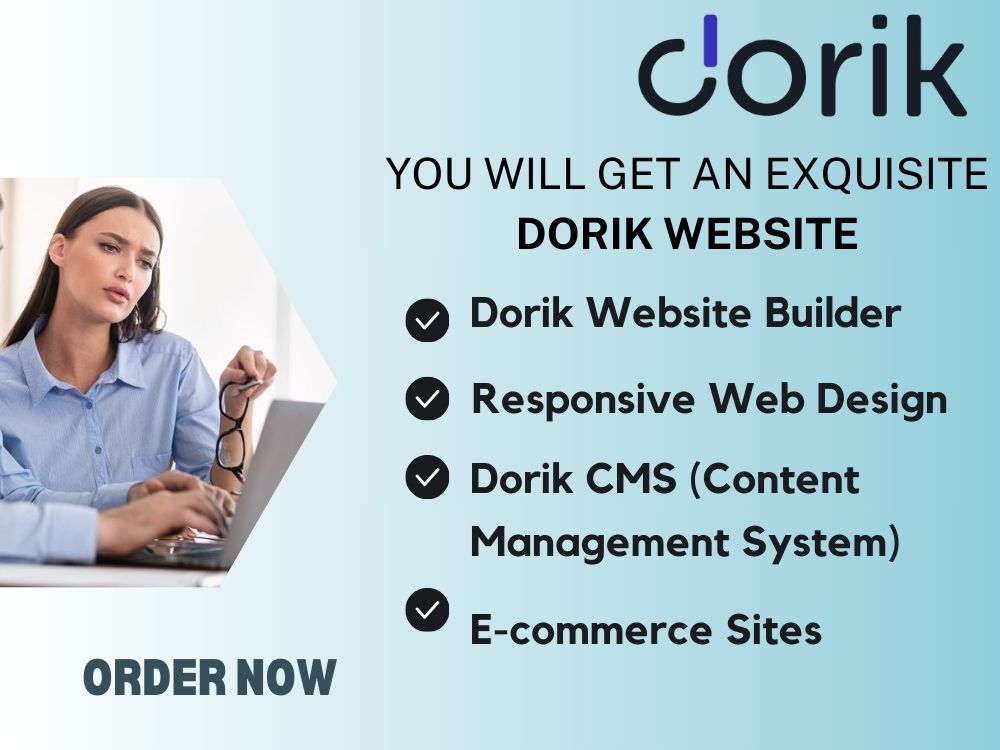 A stunning and aesthetic website using dorik.io | Upwork