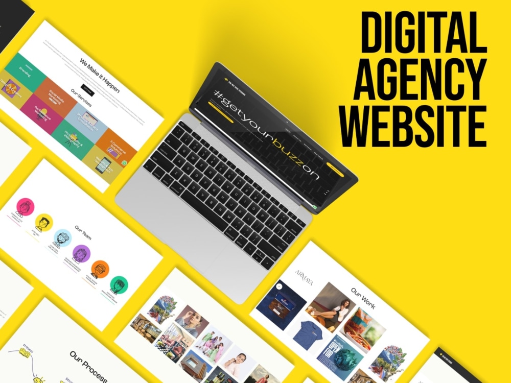 A creative and elegant website landing page design | Upwork