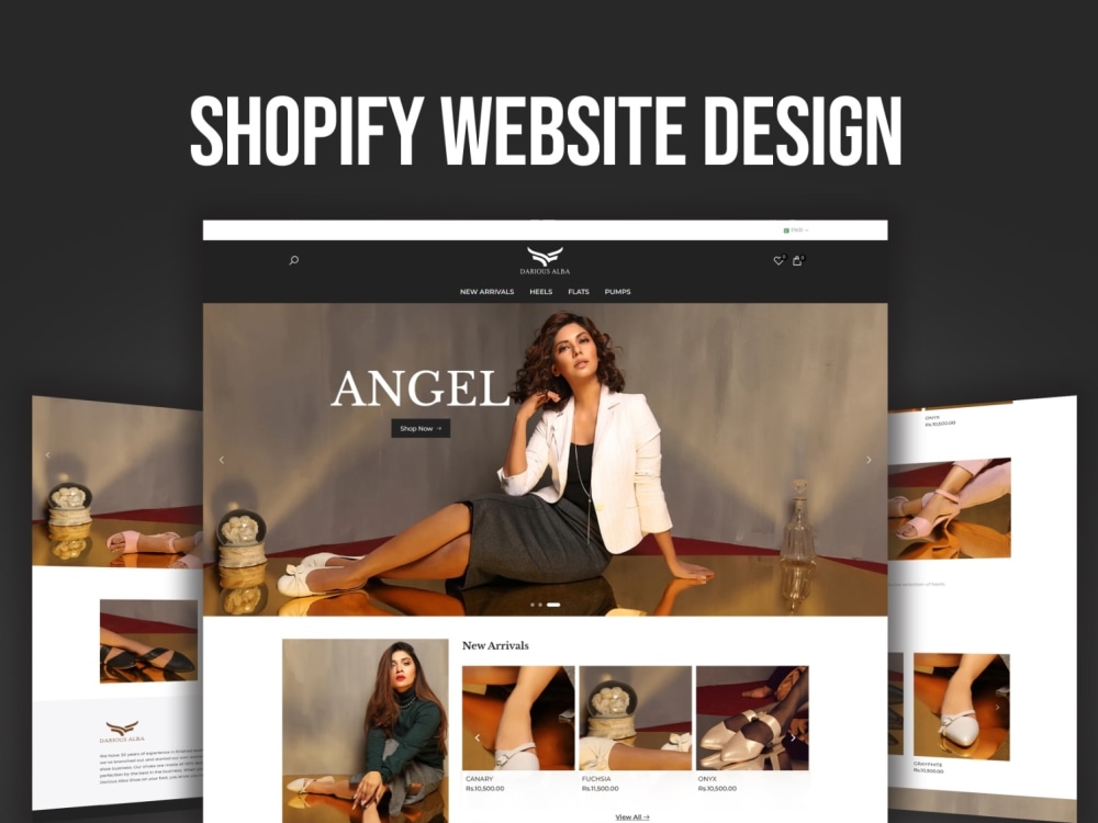 A creative and elegant website landing page design | Upwork