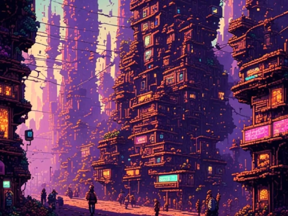 A stunning illustration in Pixel Art style | Upwork