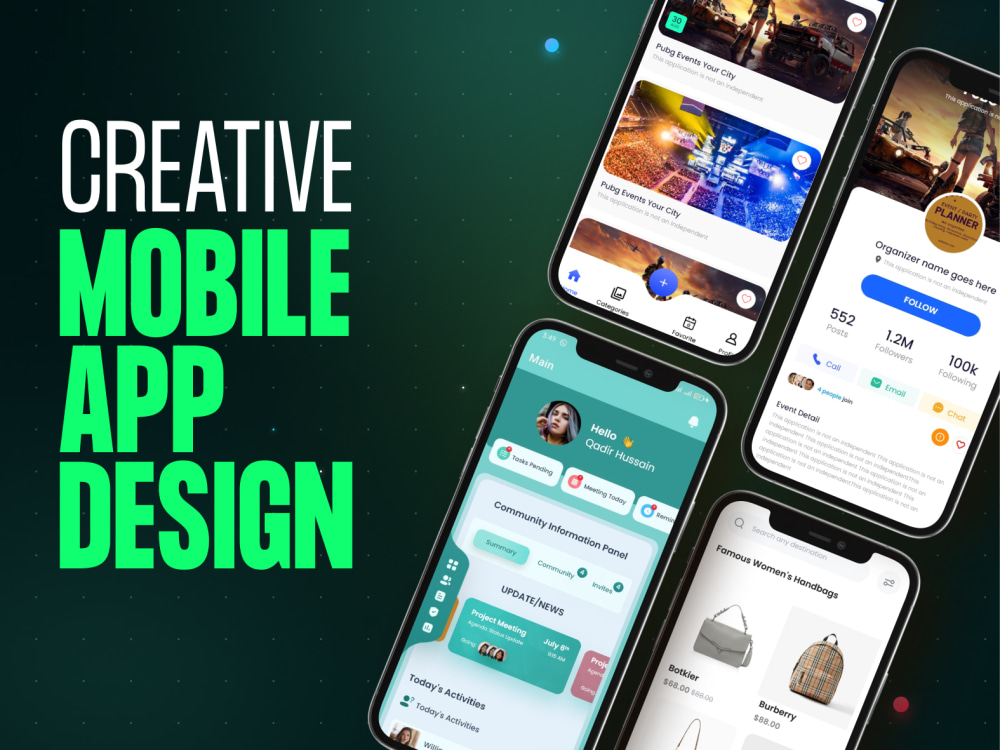 Creative Website & Mobile App Design | Upwork