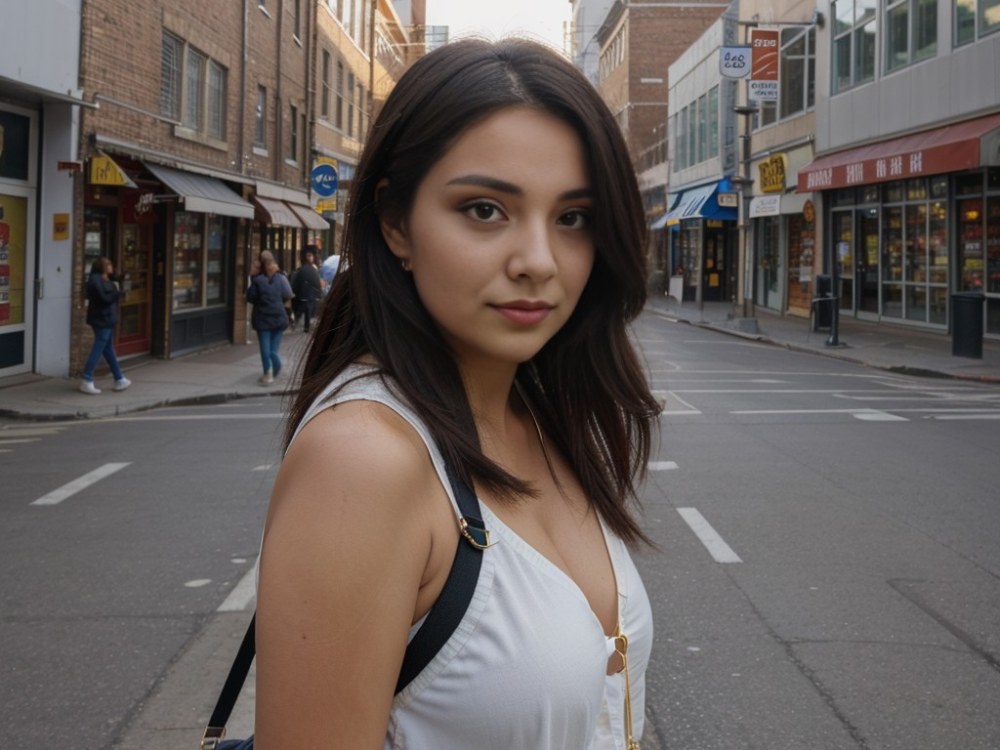 An AI model with consistent face across different background and poses ...