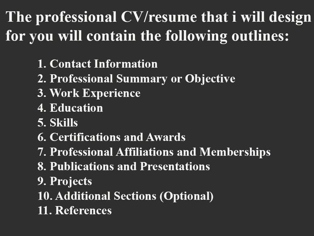 A Compelling CV and professional Bio Design | Upwork