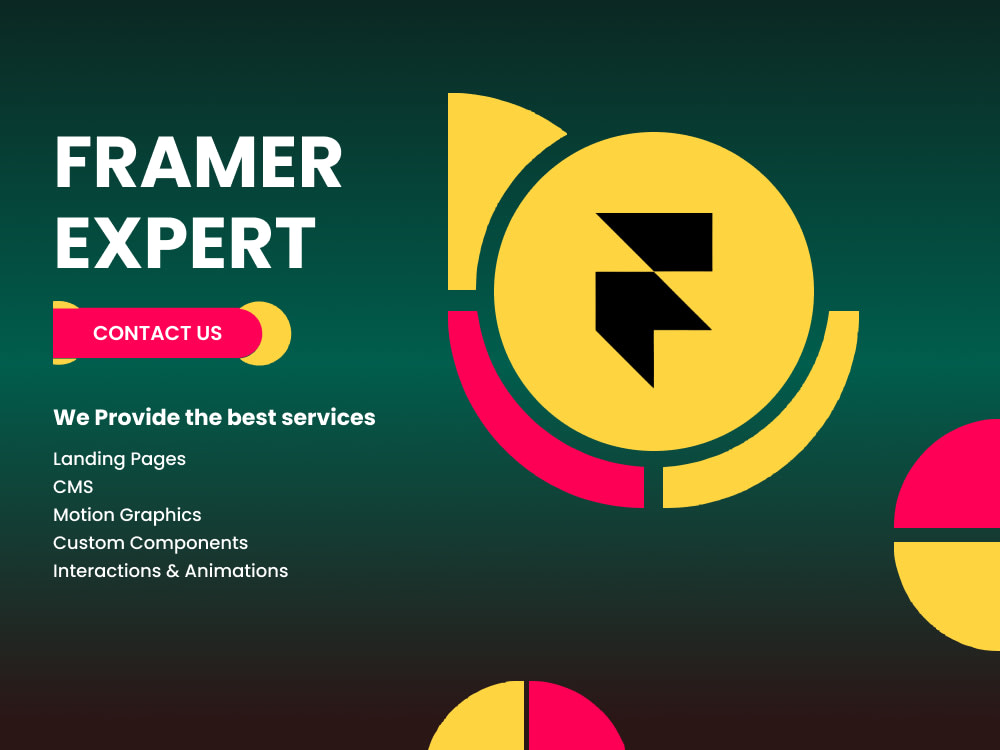 Framer Expert for Dynamic Prototypes and Landing Pages | Upwork