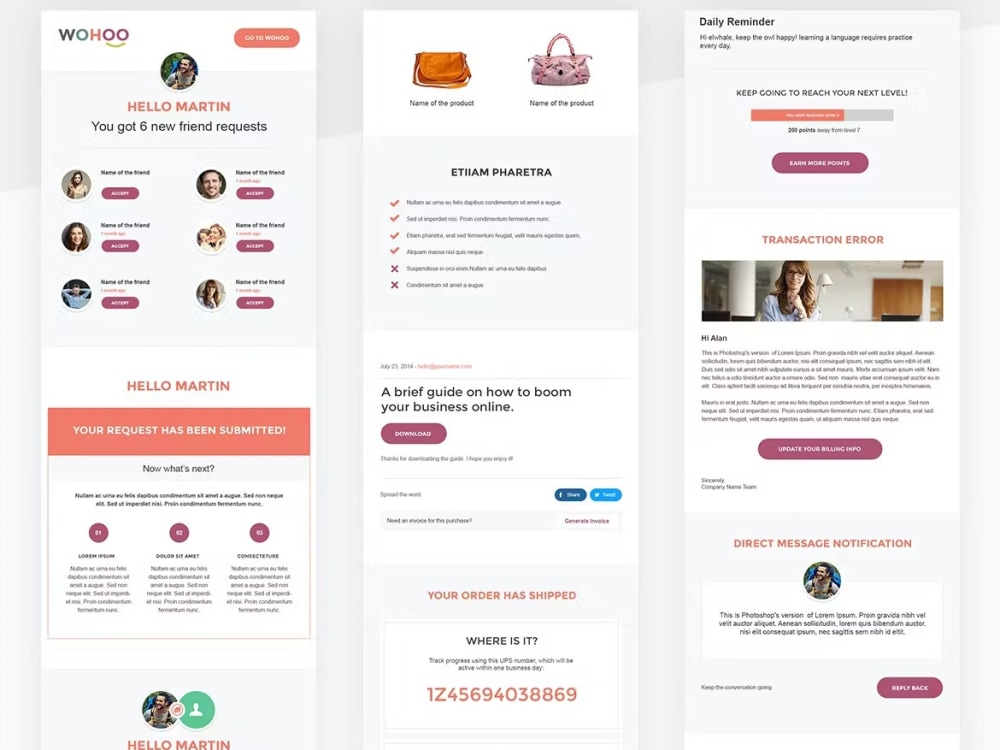 Stunning Email/Newsletter Templates Crafted for Your Success! | Upwork