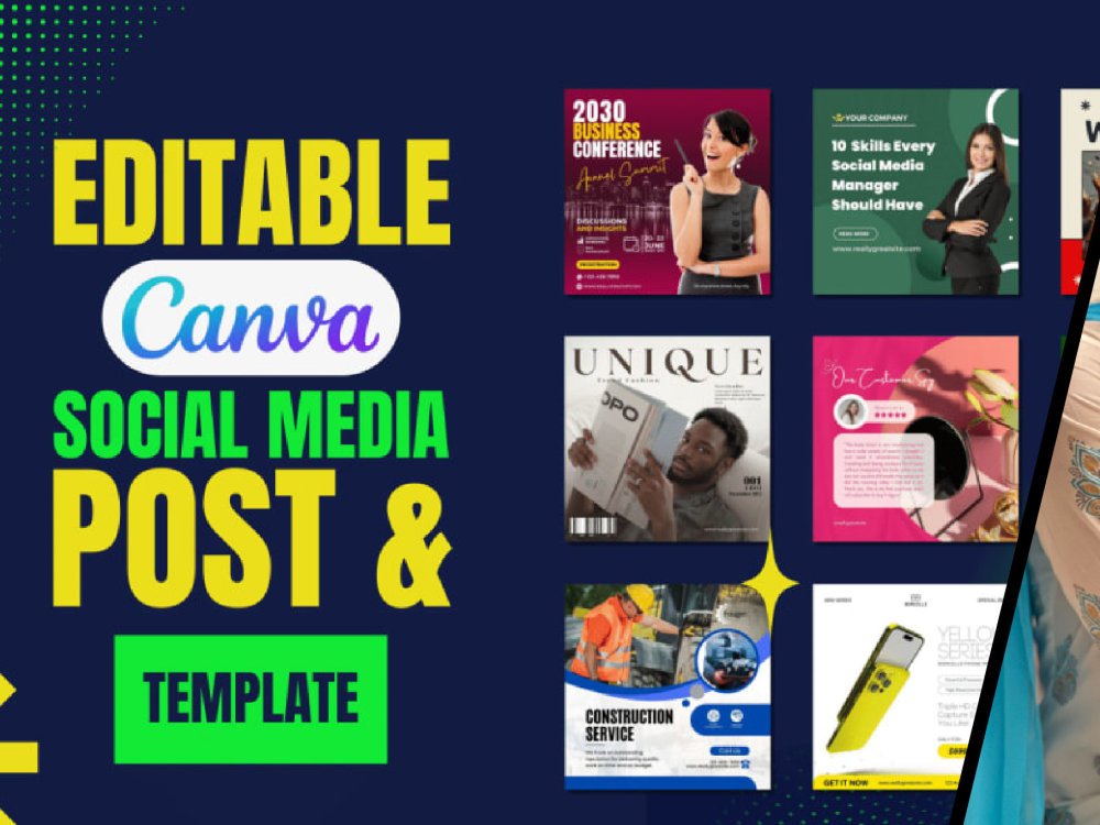 Pro social media post graphics for facebook, instagram, linkedin design ...