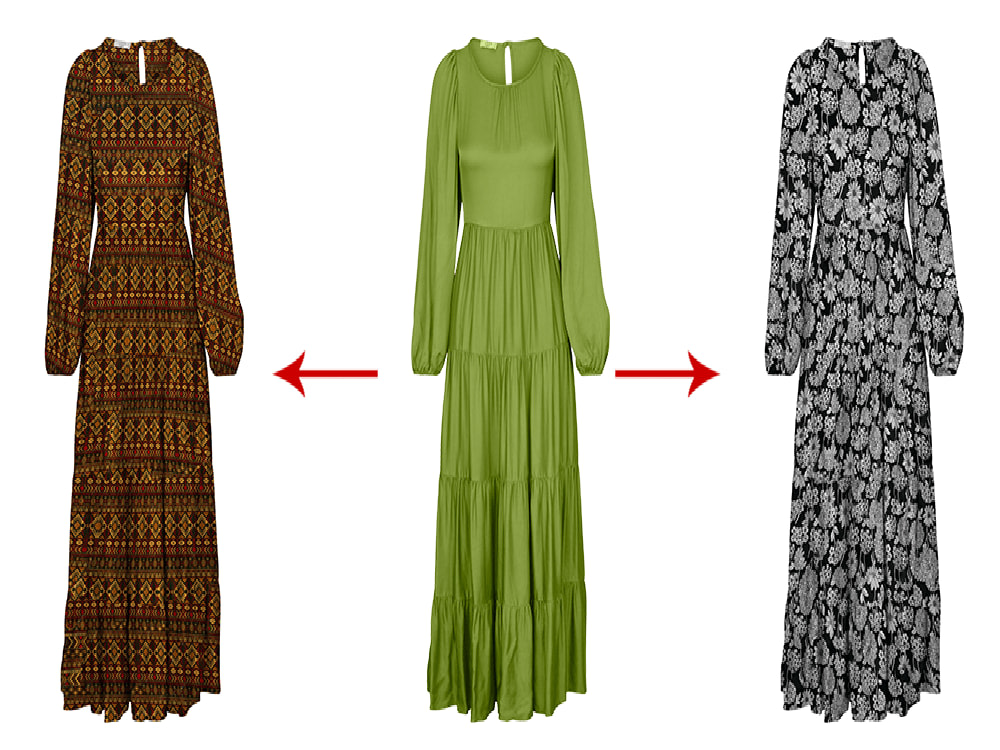 Professionally Cloth Pattern Color and Texture Change, Image Recolor ...